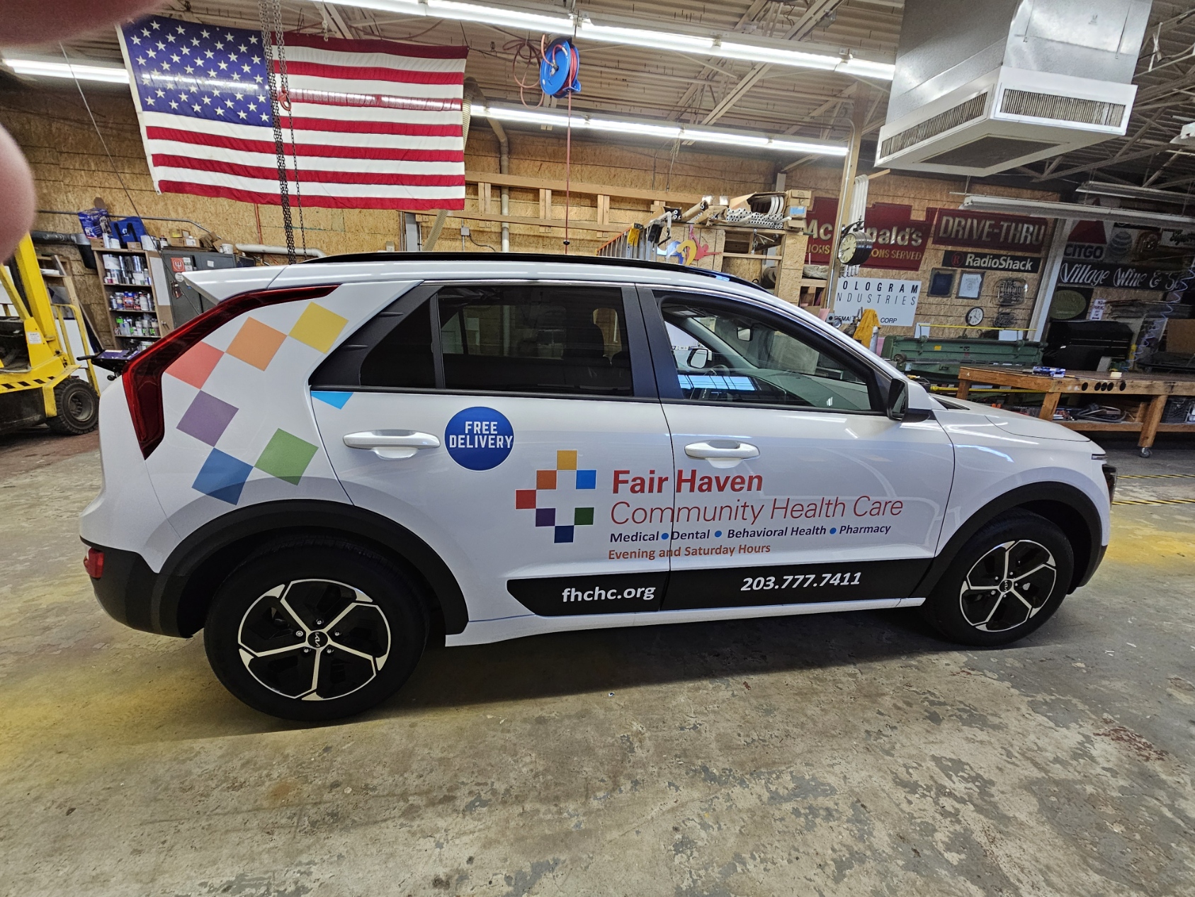 Vehicle Graphics - New Haven Sign